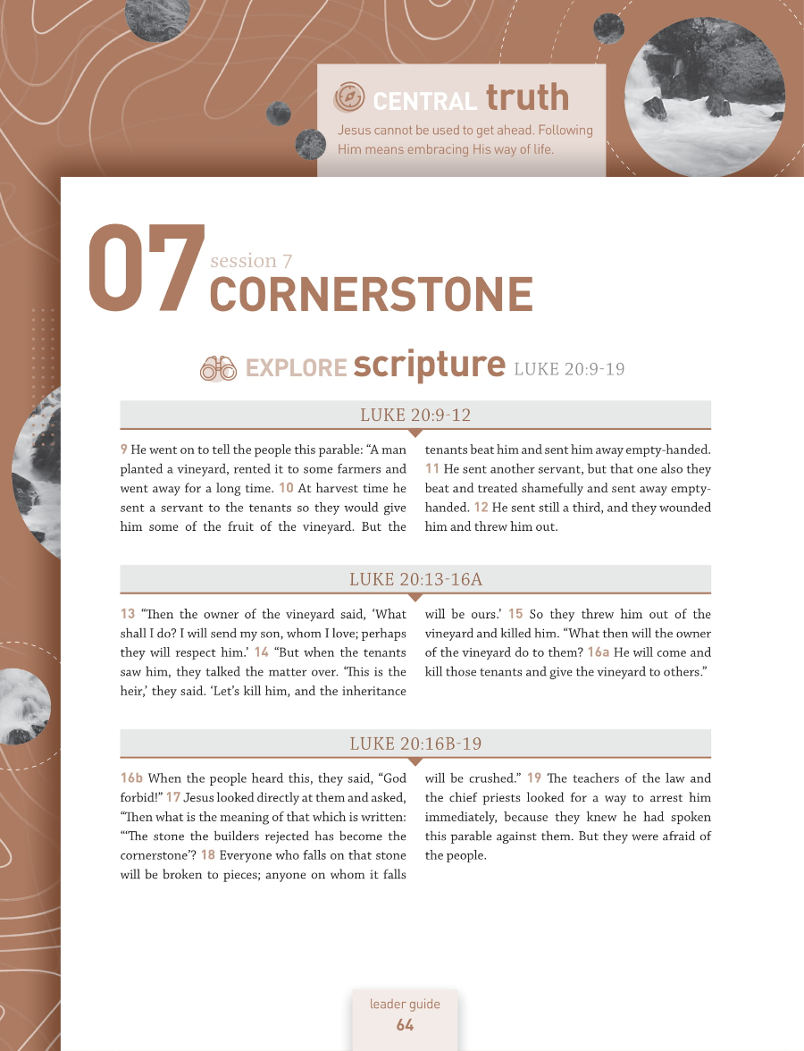 Cornerstone - April 18, 2021 - Sunday School Lesson